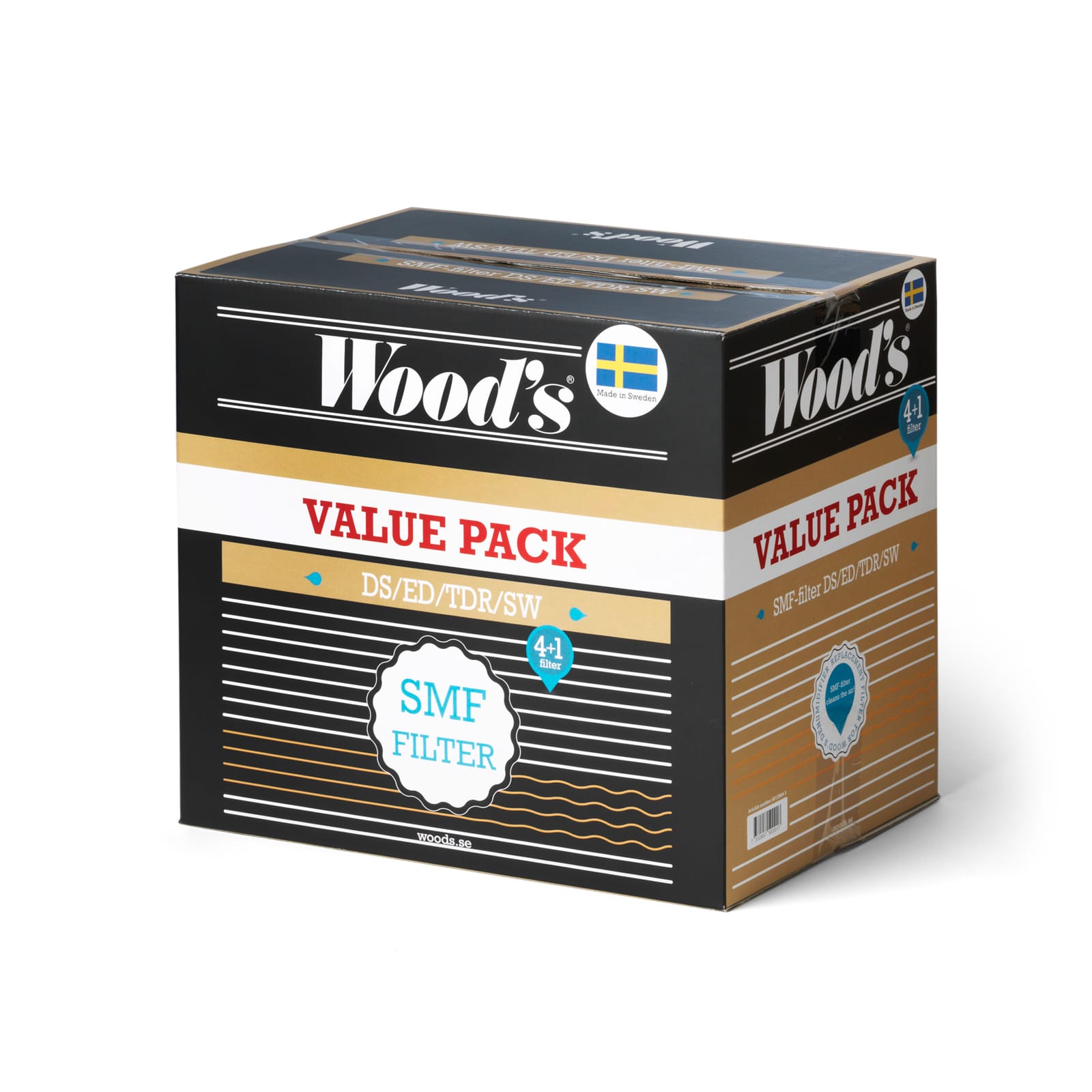 Wood’s 5-pack SMF filter - Filtre anti-moisissure pour déshumidificateurs